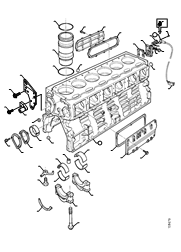 1442335 Кронштейн блока цилиндров для Скания/Scania - купить в Нижний ...