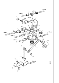 1380814 Кран регулировки уровня пола для Скания/Scania - купить в ...