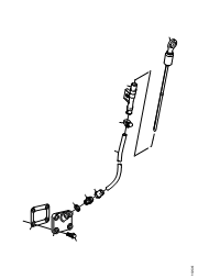 1515985 Контрольный щуп (масляный щуп) D11/12 для Скания/Scania ...