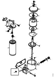 2304242*, 2304242 Прямой штуцер корпуса центробежного очистителя масла ...