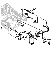 1855489 Хомут блока топливного фильтра для Скания/Scania - купить в ...