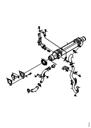 2184511 Трубопровод охлаждающей жидкости системы EGR для Скания/Scania ...