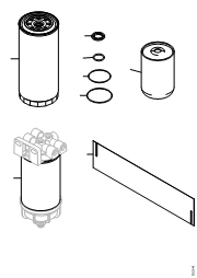 1393640, H7090WK30 Топливный фильтр грубой очистки (сепаратор) для ...
