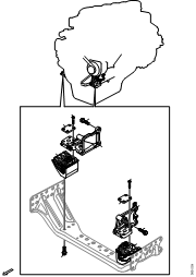 2454467 Пластина кронштейна двигателя (6 серия) для Скания/Scania ...