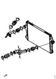 2431292 Выпускной трубопровод интеркулера (6 серия) для Скания/Scania ...