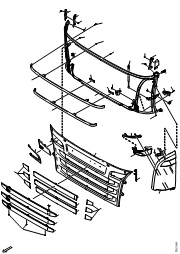 2162652 Лопасть облицовки радиатора лев. для Скания/Scania - купить в ...