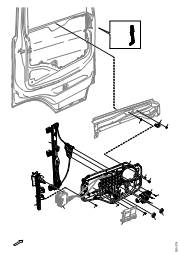 2053165 Стеклоподъемник прав. (6 серия) для Скания/Scania - купить в ...
